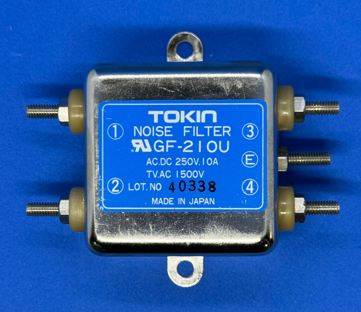 TOKIN NOISE FILTER GF-210U AC.DC 250V 10A TV.AC 1500V