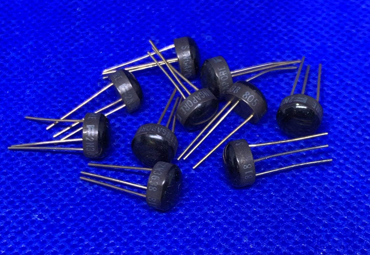10 Pcs Fairchild 2N3638 PNP Transistor 500MA TO-105
