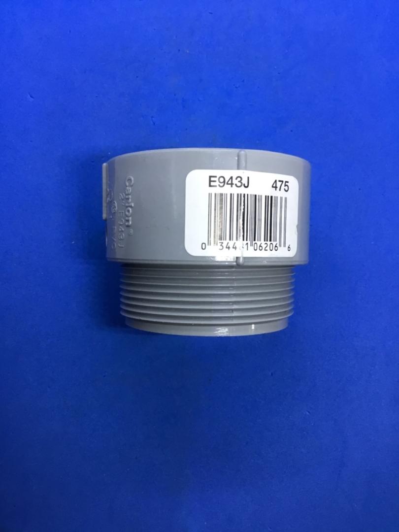 CARLON E943J 2" PVC TERMINAL ADAPTER — EcoTech Solutions Inc.