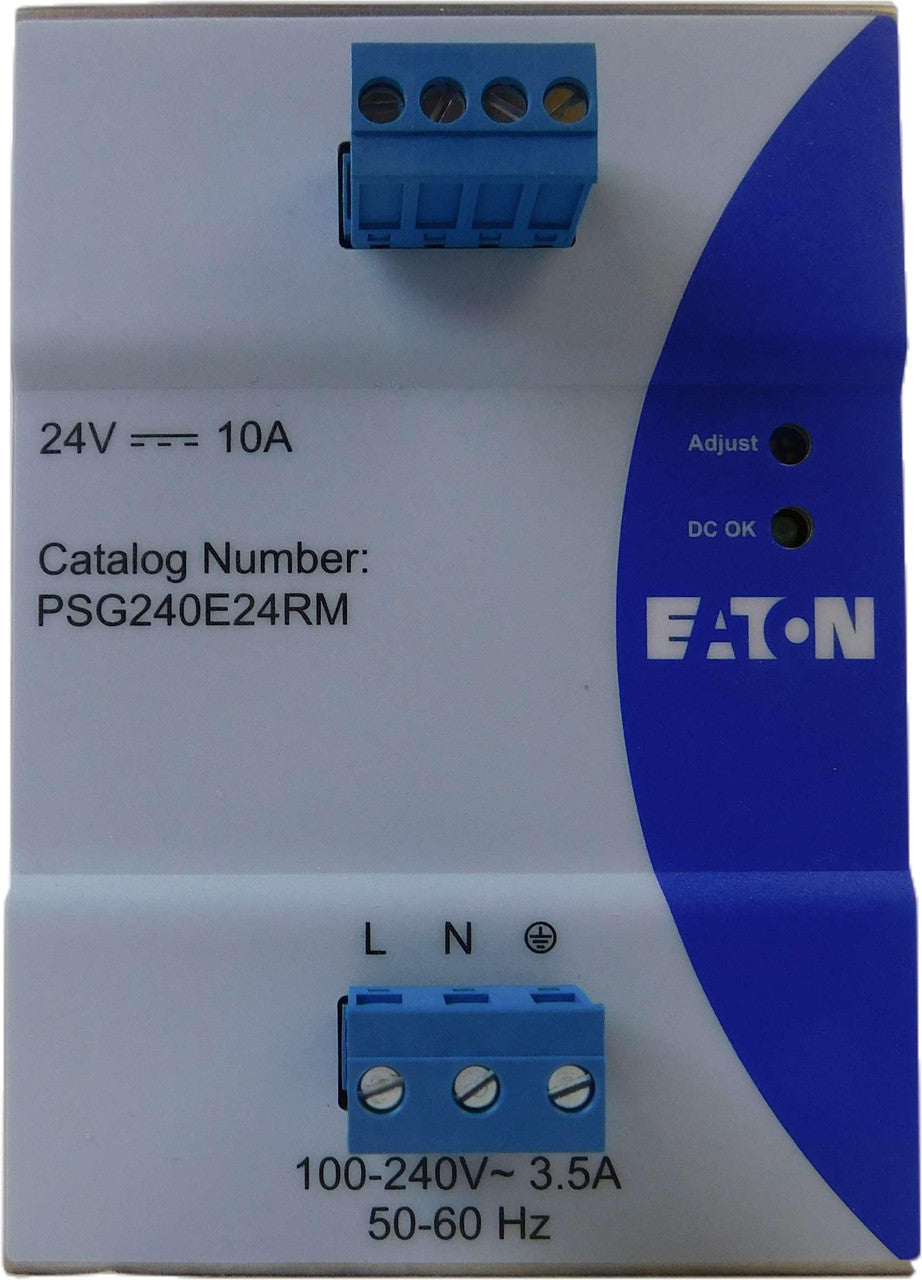 EATON PSG240E24RM POWER SUPPLY PSG SERIES 1 PH 100-240VAC/125-350VDC I