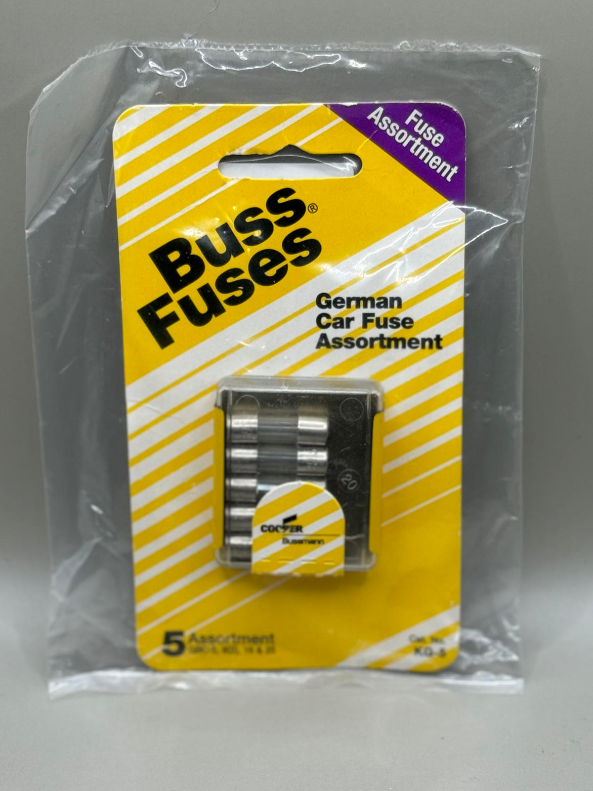 Cooper Bussmann KG-5 German car fuse assortment