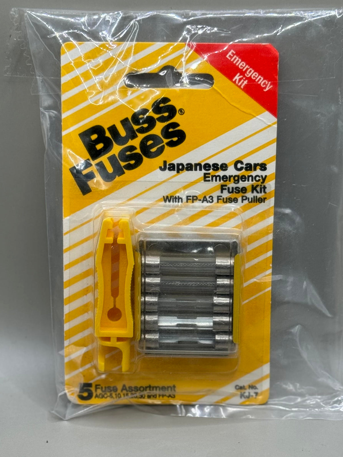 Cooper Bussmann KJ-7 Japanese car emergency fuse kit w/ FP-A3 Fuse Pul