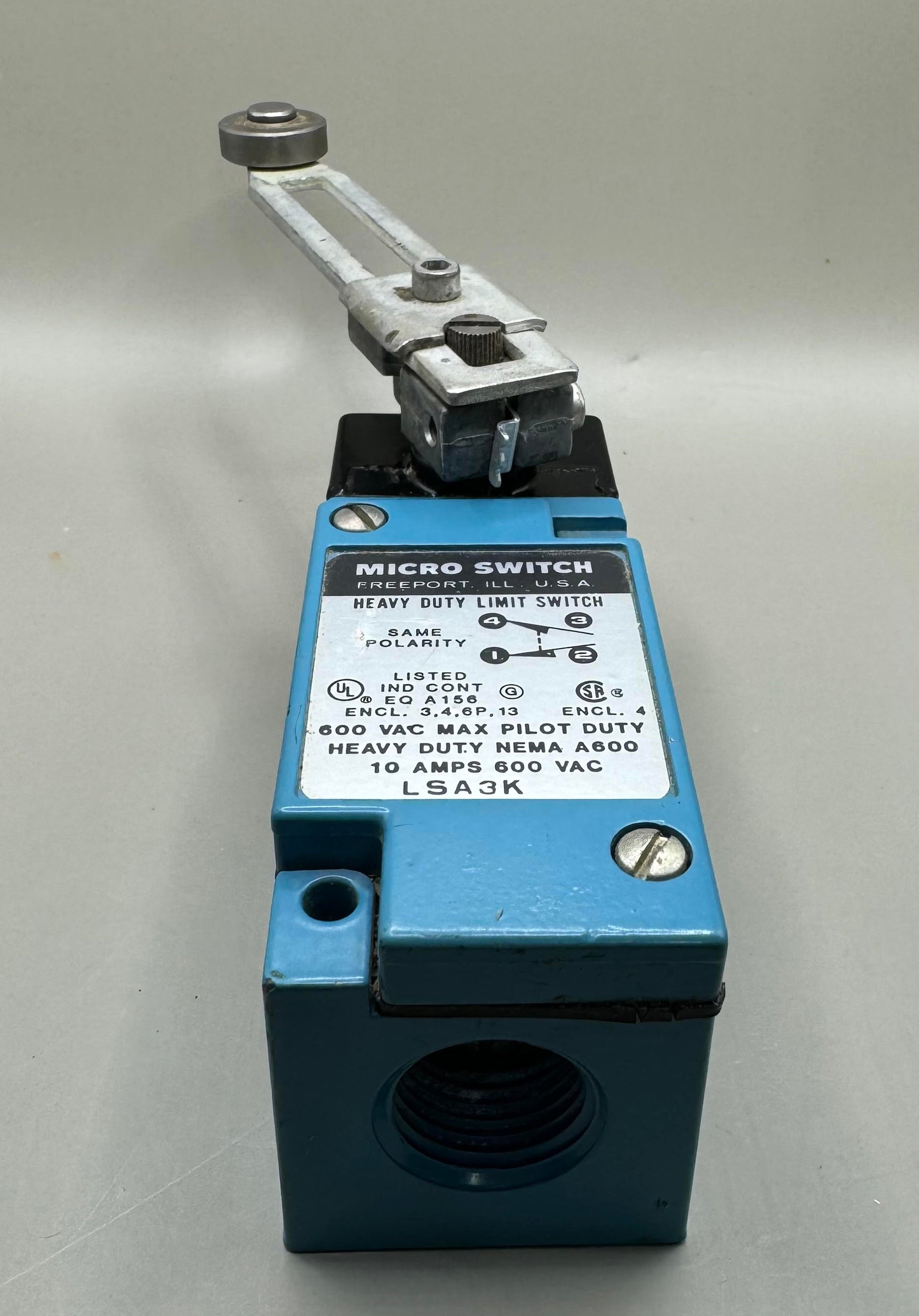 Honeywell Micro Switch LSA3K Heavy Duty Limit Switch w/ Roller Lever 1 ...