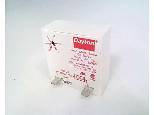 Dayton 2A559 Encapsulated Timer Relay, 1A, Solid State, Pins: 2 ...