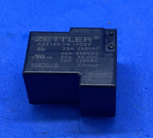 American Zettler 15VDC 256 Ohm 40A SPST - Power Relay Part # AZ2150-1A