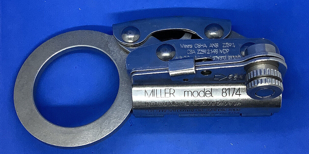 Miller Model 8174 Stainless Steel Rope Grab Miller Model 8174 Stainles