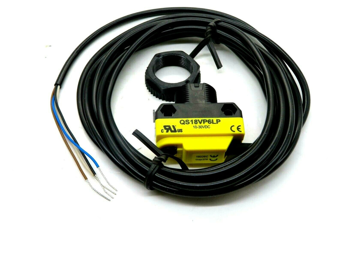 Beam Barrel QS18VP6LP | Banner Retroreflective Photoelectric Sensor ...