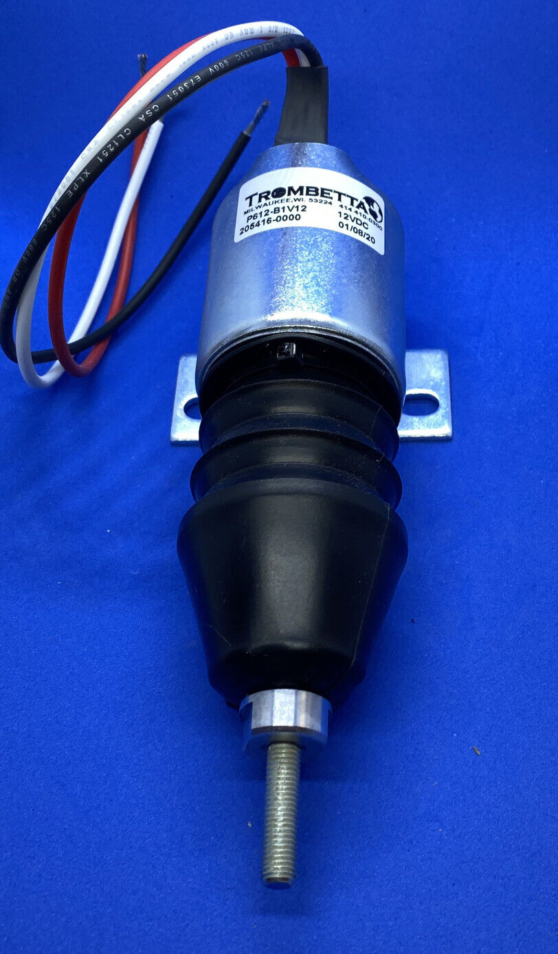 Trombetta 12 Volt Pull Solenoid Part No. P612-B1V12 — EcoTech Solutions ...